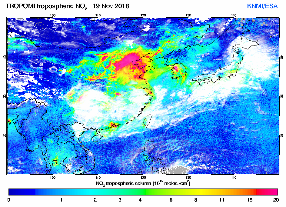 TEMIS -- Regional Tropospheric NO2 columns from TROPOMI -- archive
