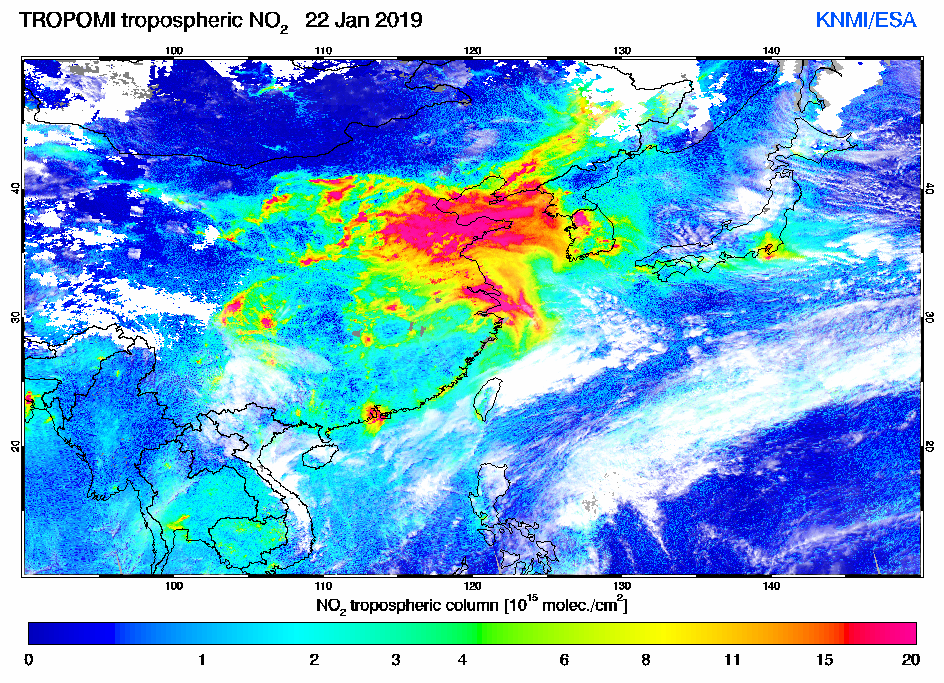 TEMIS -- Regional Tropospheric NO2 columns from TROPOMI -- archive