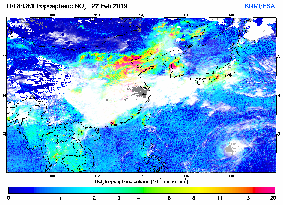 TEMIS -- Regional Tropospheric NO2 columns from TROPOMI -- archive