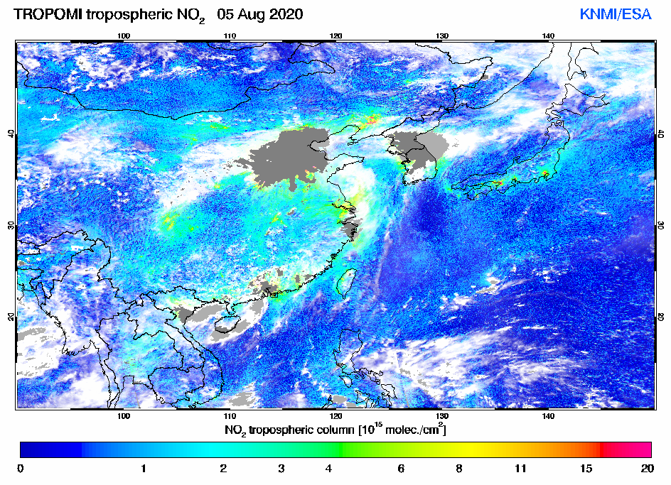 TEMIS -- Regional Tropospheric NO2 columns from TROPOMI -- archive
