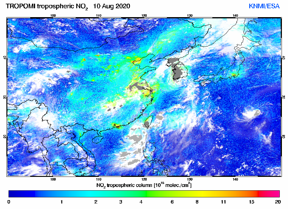 TEMIS -- Regional Tropospheric NO2 columns from TROPOMI -- archive