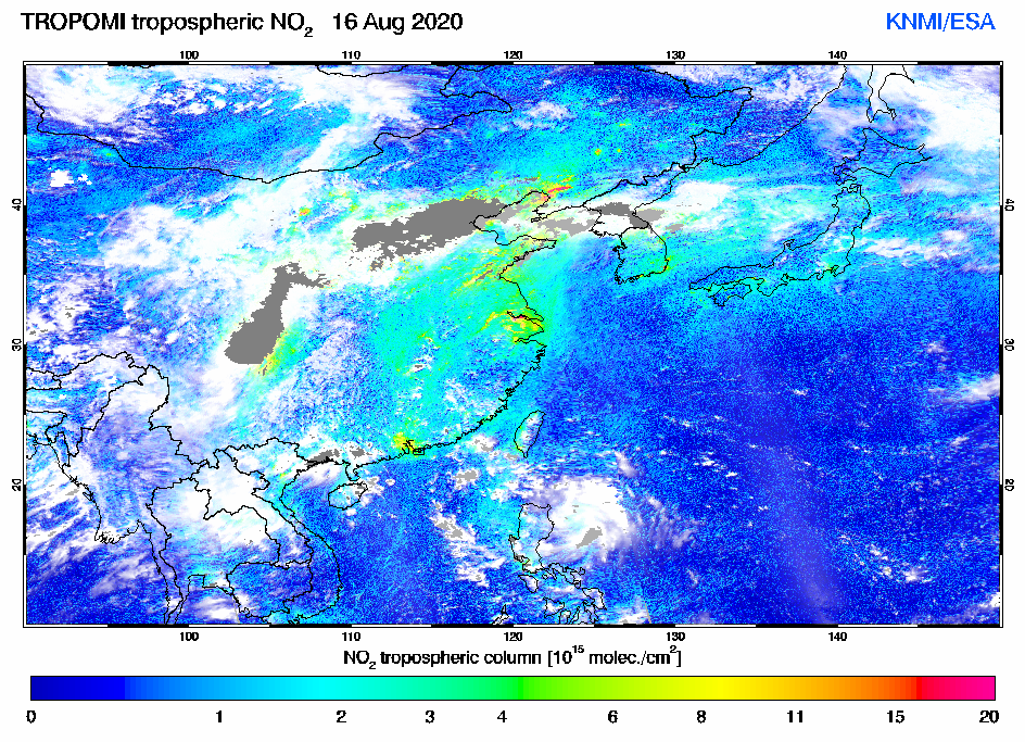 TEMIS -- Regional Tropospheric NO2 columns from TROPOMI -- archive