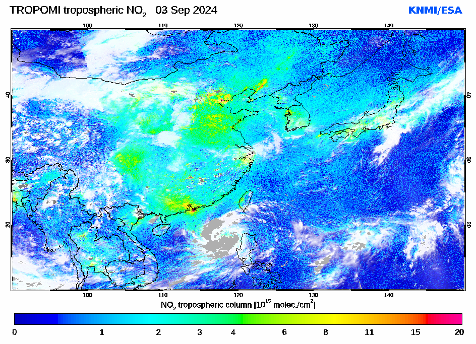 TEMIS -- Regional Tropospheric NO2 columns from TROPOMI -- archive